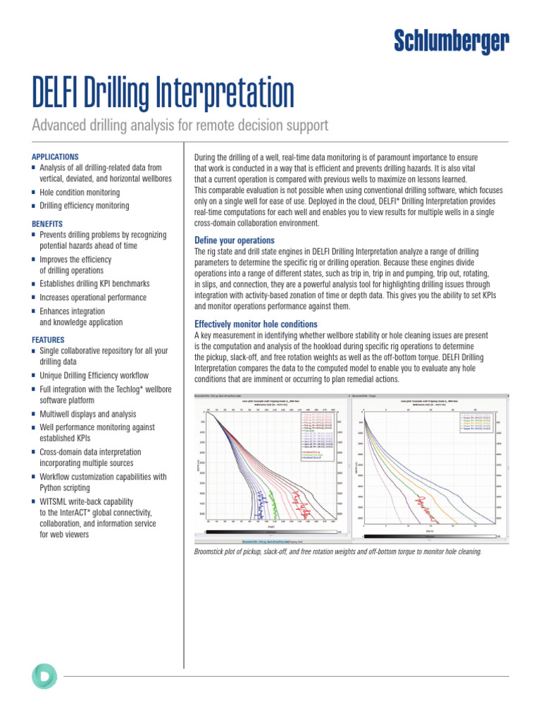 17 Is 346442 PS Drilling Interpretation Product Sheet | PDF | Drilling ...