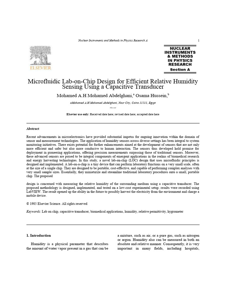 Elsevier Template Modified | PDF | Capacitor | Amplifier
