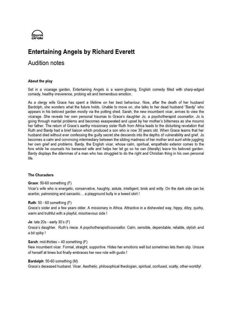 On The Play Entertaining Angels | PDF | Psychology
