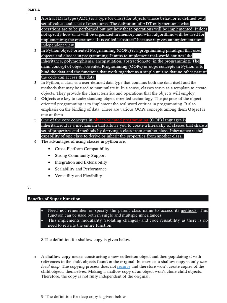 Qbankdsdcia 1 1 Pdf Object Oriented Programming Class Computer Programming