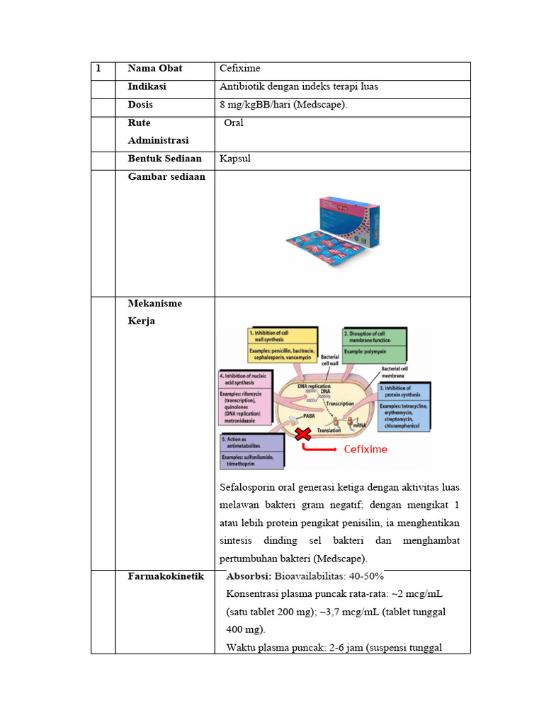 Cefixime Combivent | PDF