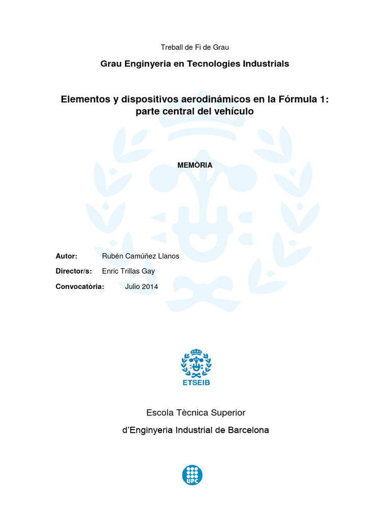 Elementos y Dispositivos Aerodinámicos en La Fórmula 1, Parte Central ...