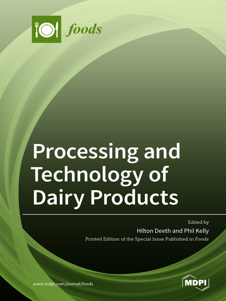 Processing and Technology of Dairy Products | PDF | Probiotic | Yogurt