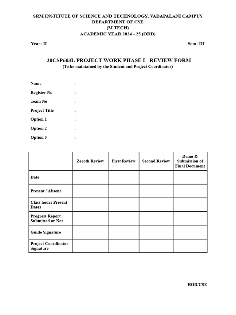 Project Diary - Major | PDF