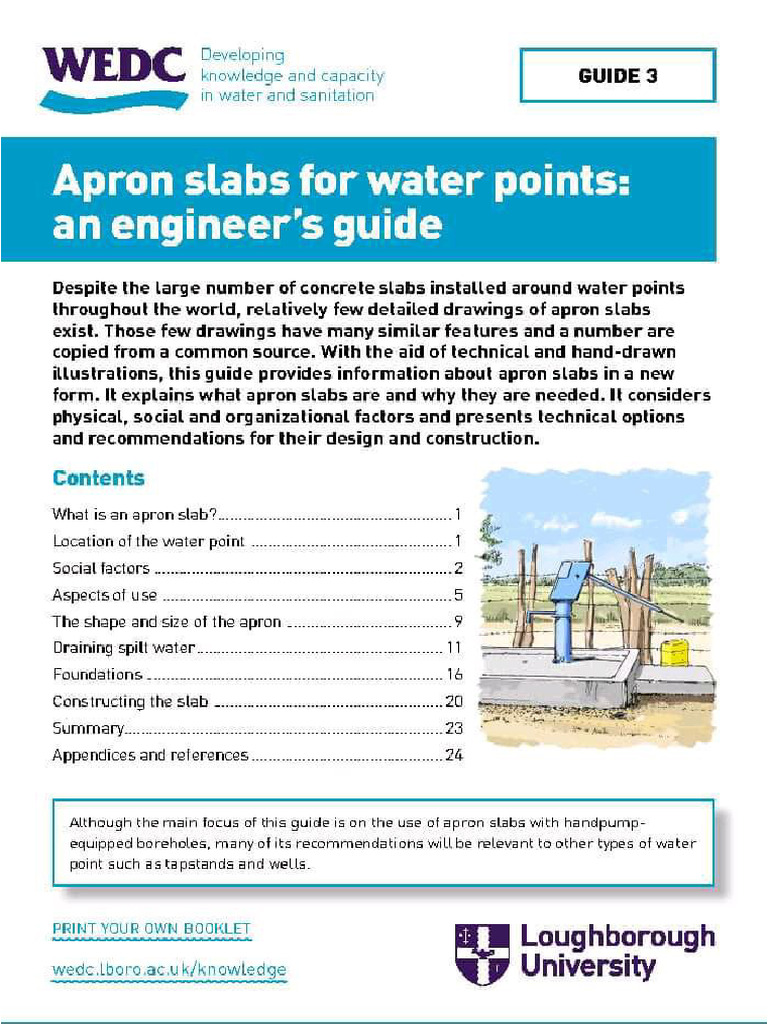 Ràin and Apron Slab Pump Water Harvest | PDF