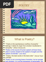 Poetry Pre - Test | PDF | Metaphor | Poetry