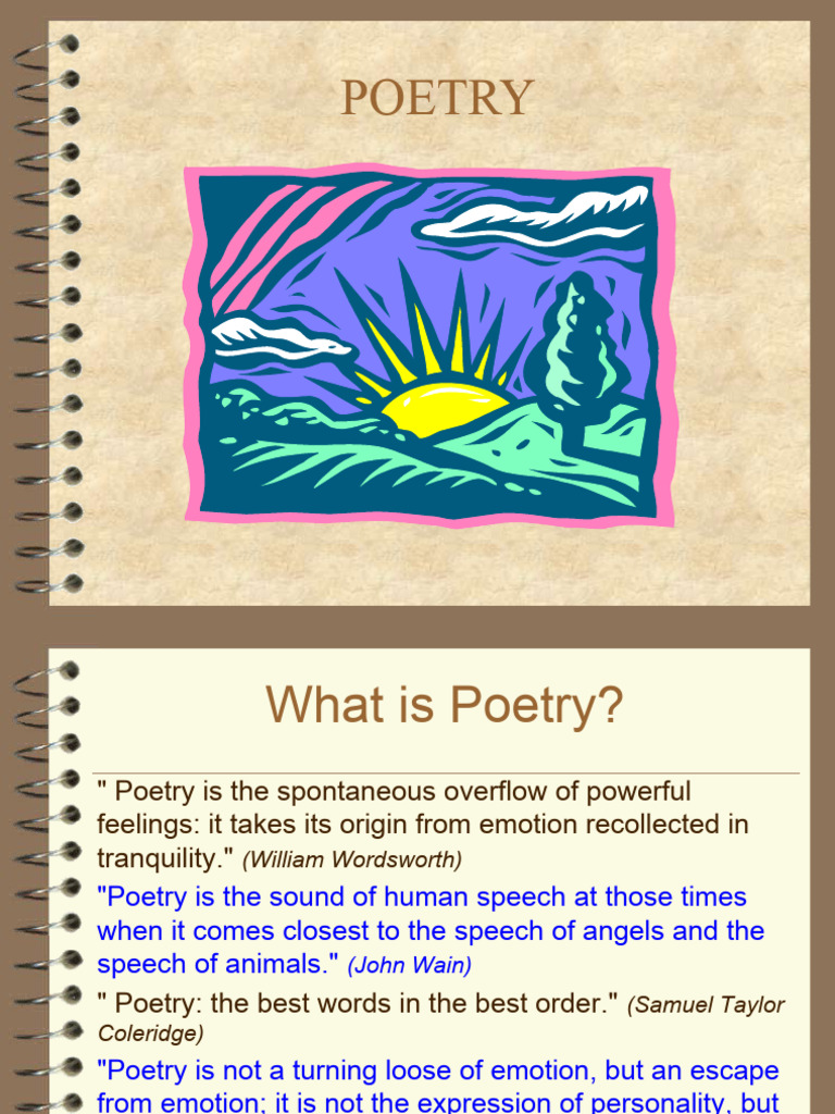 Understanding Poetry: Forms and Elements | PDF | Metre (Poetry) | Poetry