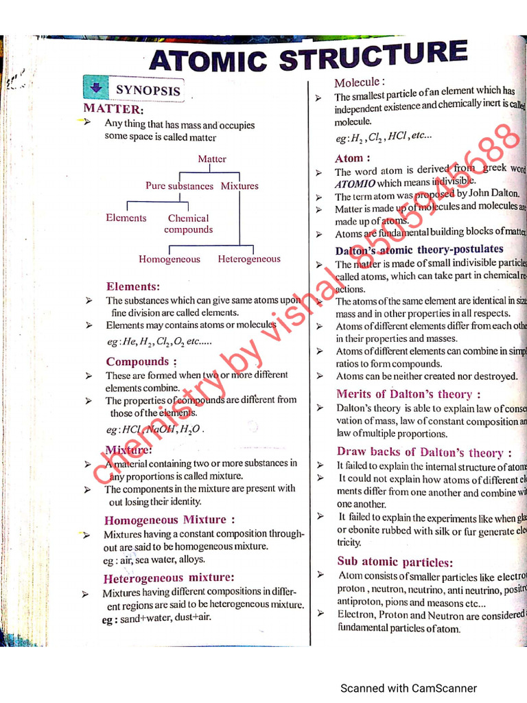 Atomic Structure | PDF