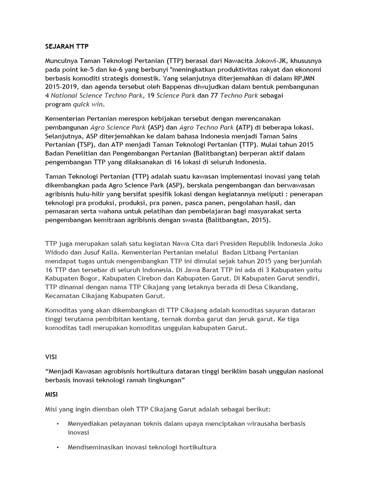 Sejarah TTP | PDF
