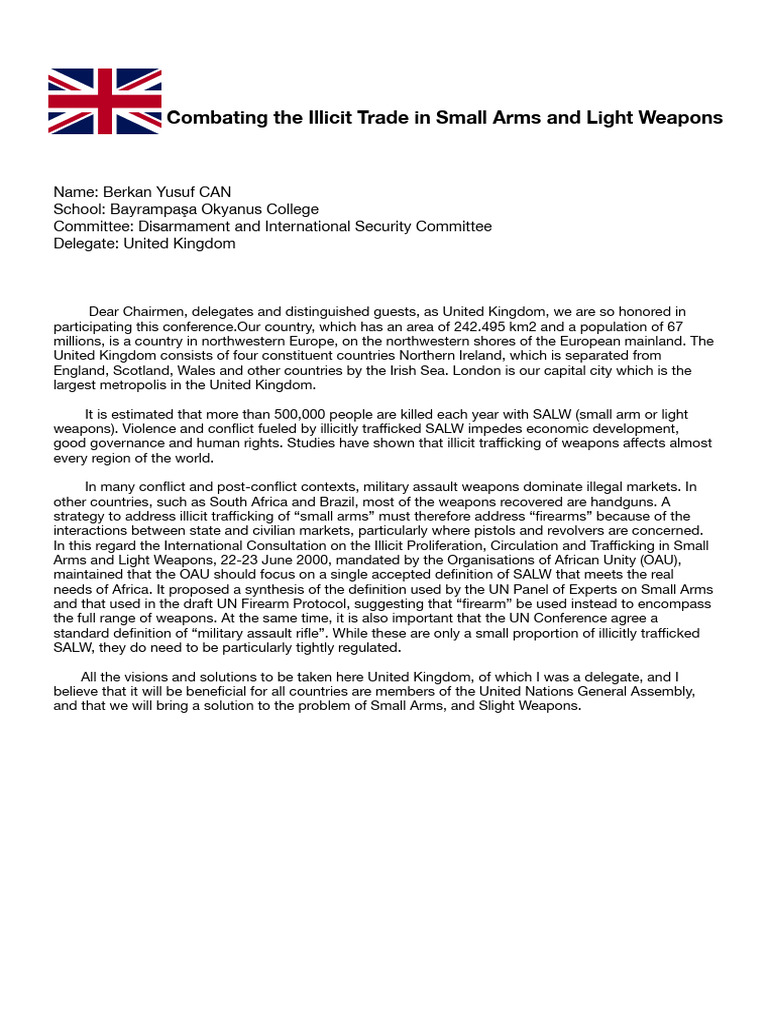 Position Paper | PDF | International Relations | Global Politics