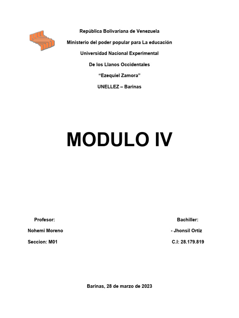 MODULO IV DE ALGORITMO | PDF | Lenguaje de programación | Ciencias de la Computación