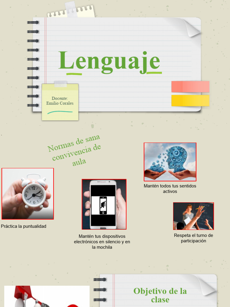 Clase de Lenguaje 3 | PDF