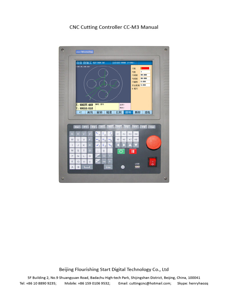 CNC CC-M3 Manual | PDF | Switch | Input/Output
