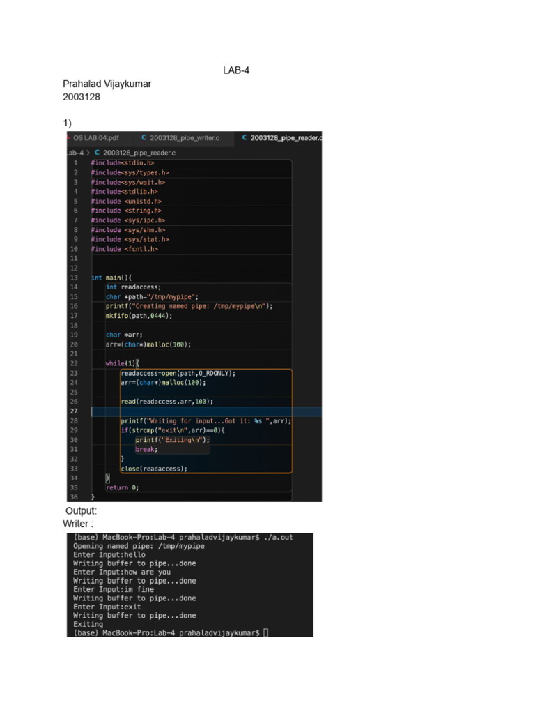 Process Synchronization in Shared Memory | PDF