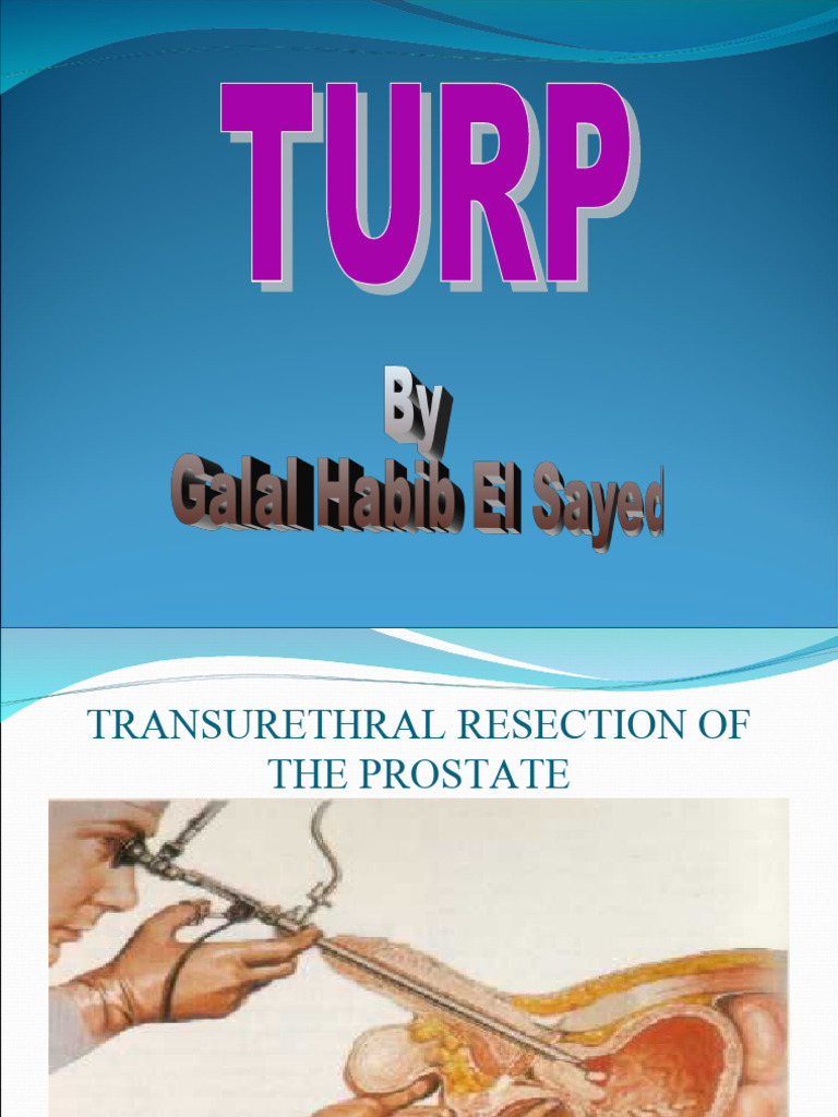 Anaesthesia For TURP | PDF | Anesthesia | Clinical Medicine