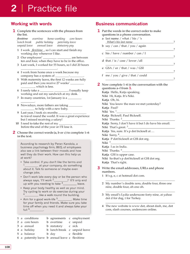 Intermediate - 109 161 1 2 2 | PDF | Verb | Linguistics