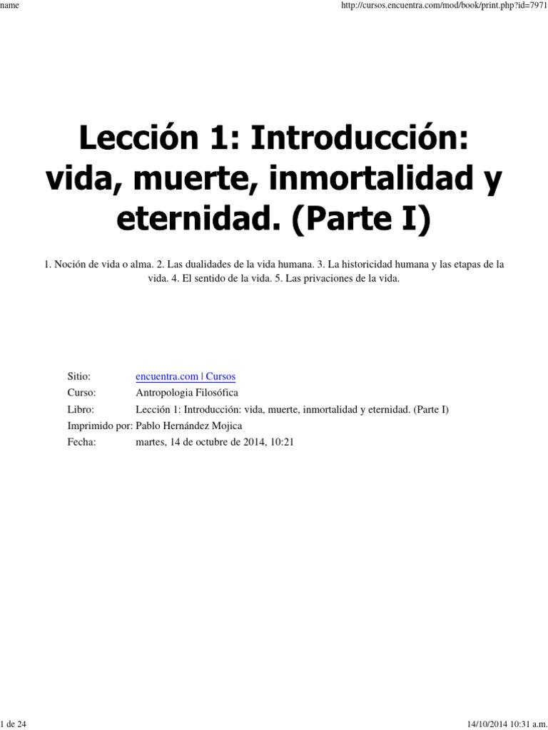 001 AF Vida y Muerte | PDF | Vida | Alma