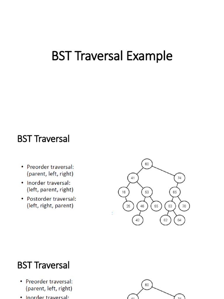 8.3 BST Traversal Example | PDF | Control Flow | Recursion 8.3 BST Traversal Example | PDF | Control Flow | Recursion
