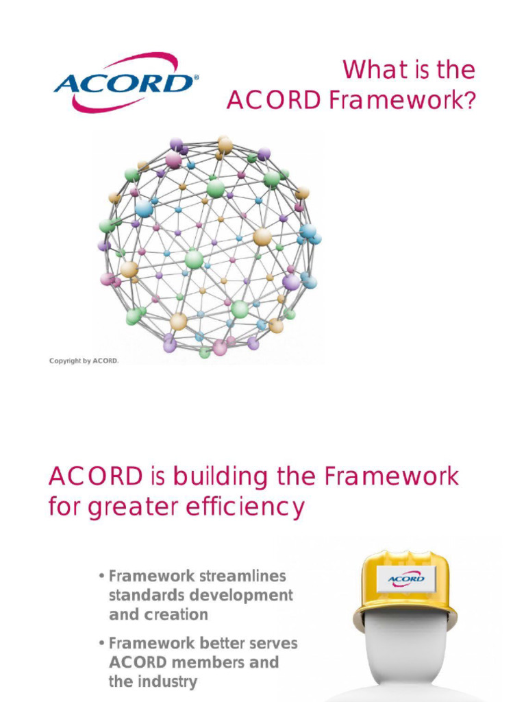 What Is The Acord Framework | PDF