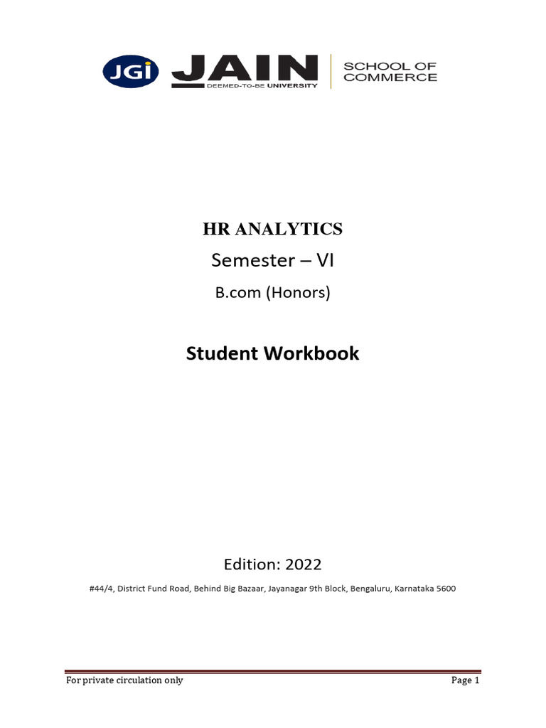 HRA - Module 1 | PDF | Hypothesis | Analytics