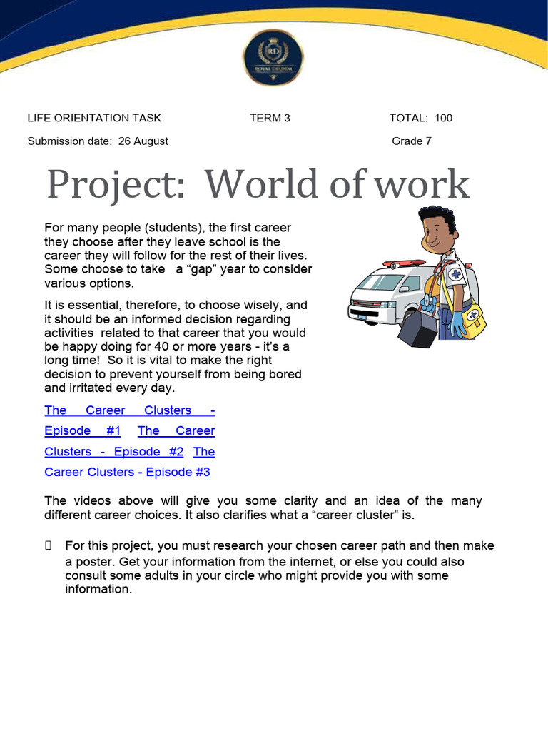 Grade 7 LO Assignment Term 3 | PDF | Engineering