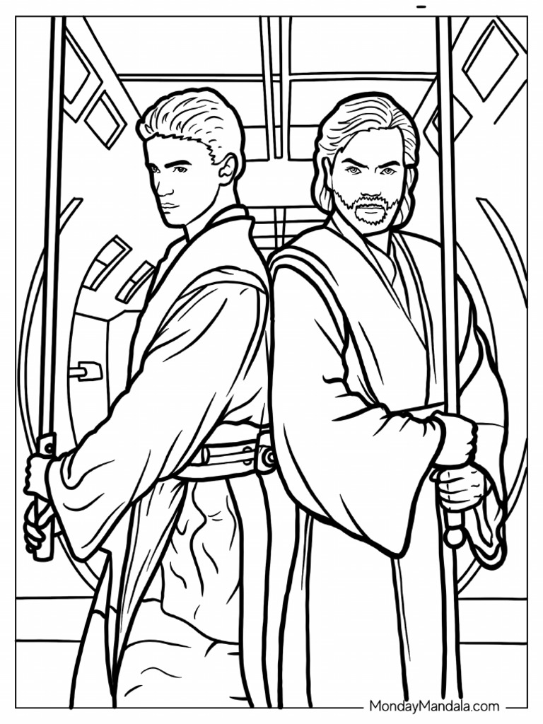 Luke Skywalker and Obi Wan Kenobi Back To Back | PDF