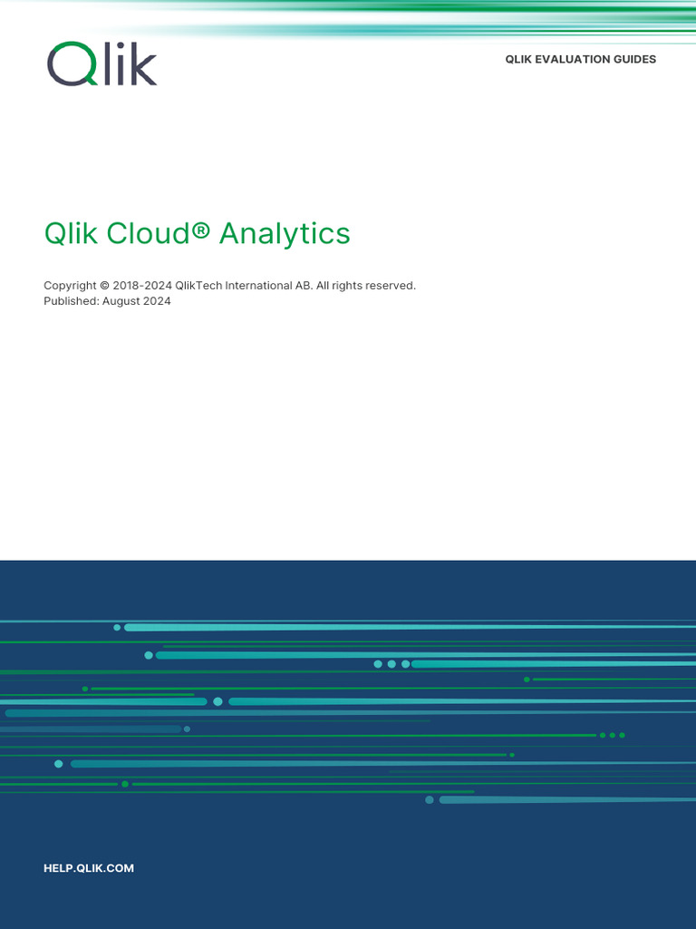 Qlik-Cloud-Analytics | PDF | Cloud Computing | Analytics