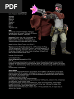 Robotech RPG Character Sheet: O.C.C. Skills: Type of Mecha | PDF ...