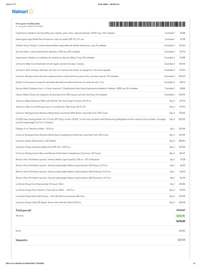 Order Details | PDF