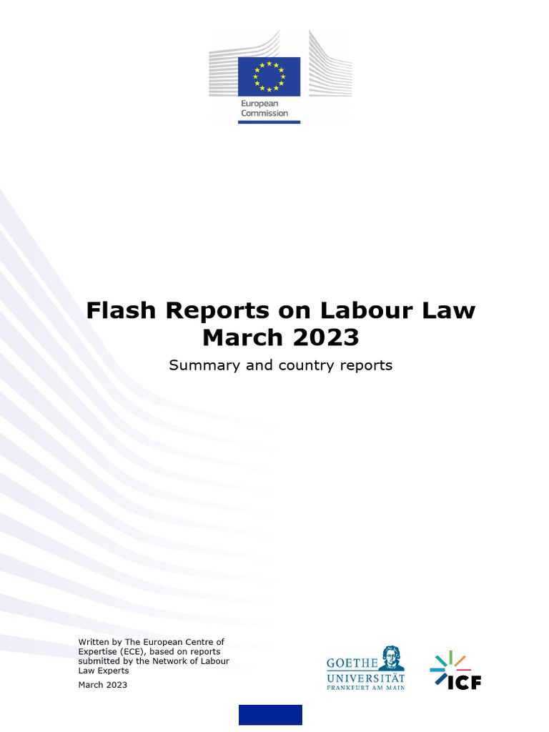 Flash Reports On Labour Law March 2023: Summary and Country Reports ...