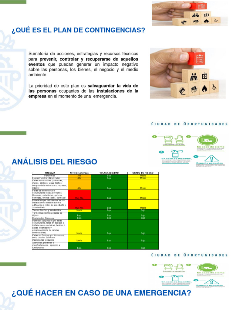 Plan de Contingencias | PDF