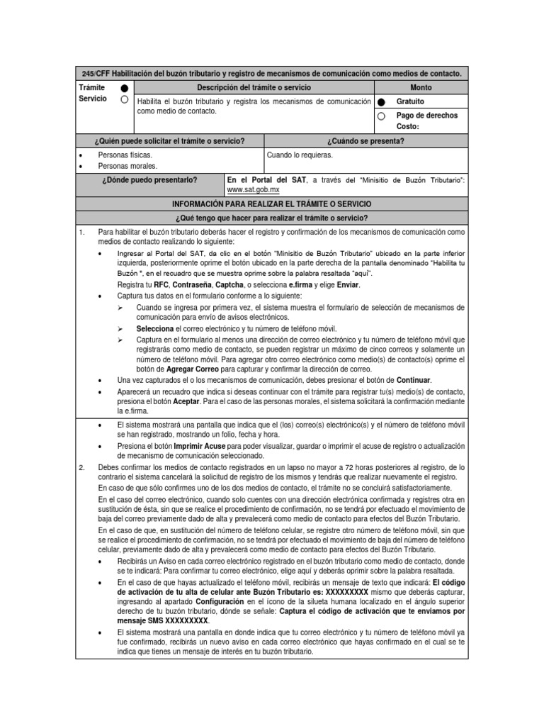 FichaTramite245 CFF | PDF | Negocios | Derecho