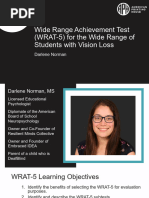 Wiat 4 Sample Parent Report | PDF | Reading Comprehension | Wechsler ...