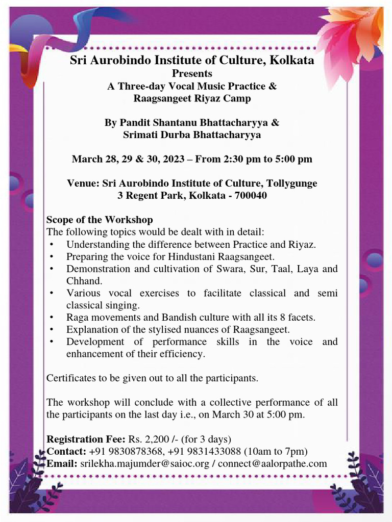 e-brochure | PDF | Performing Arts | Classical And Art Music Traditions