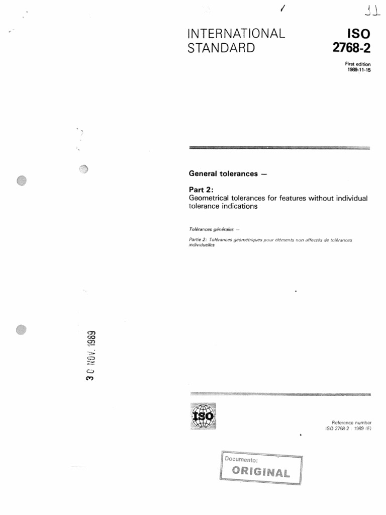 Iso 2768-2 | PDF