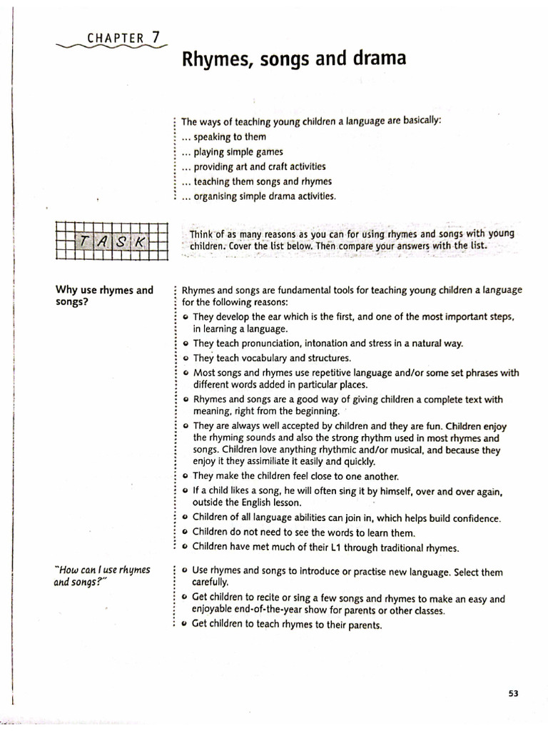 Roth, G. (1998c) - Rhymes, Songs and Drama en Seligson (Ed.) Teaching ...
