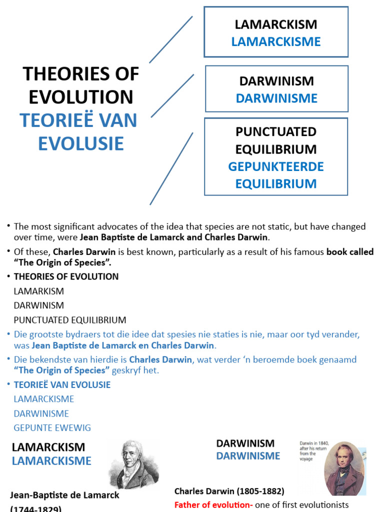 27 Theories of Evolution-3 | PDF | Natural Selection | Scientific Theories