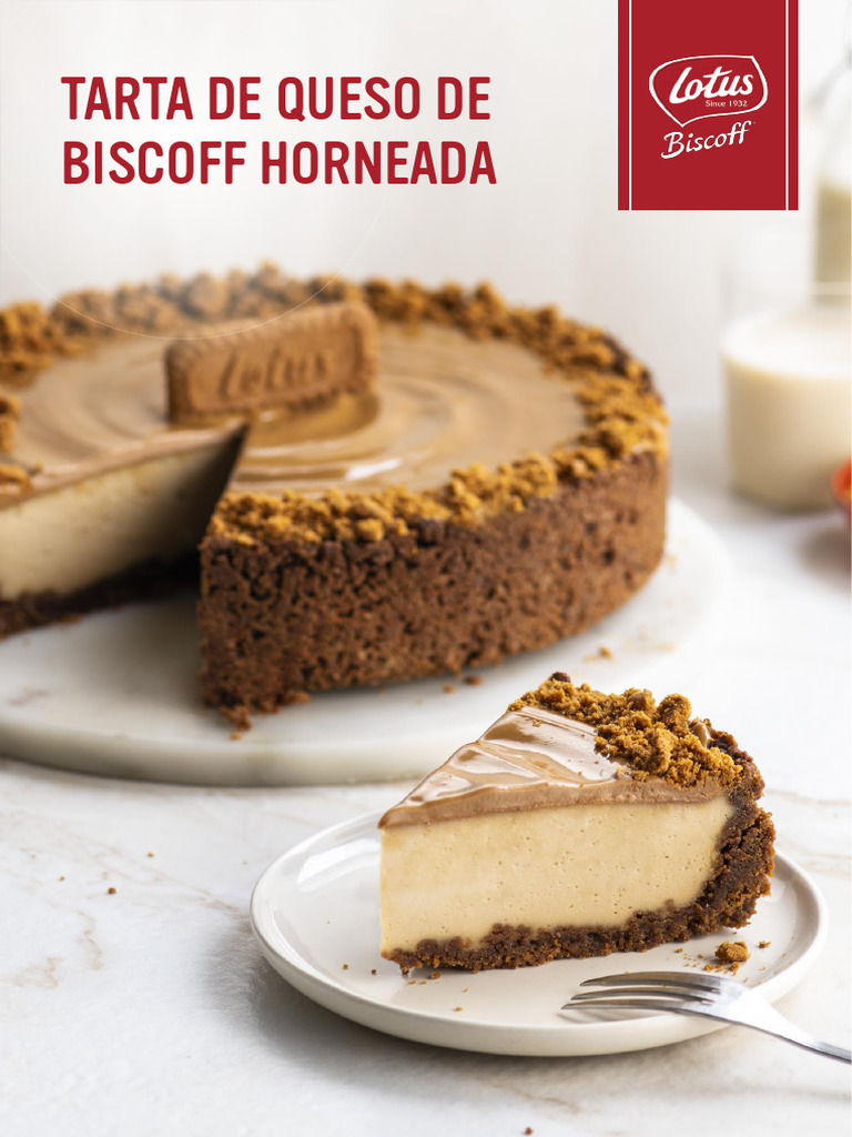 Tarta De Queso De Biscoff Horneada Pdf Tarta De Queso Alimentos