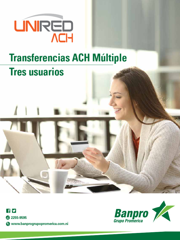 Guía para Transferencias ACH Múltiple | PDF | Tarjeta de débito | Informática
