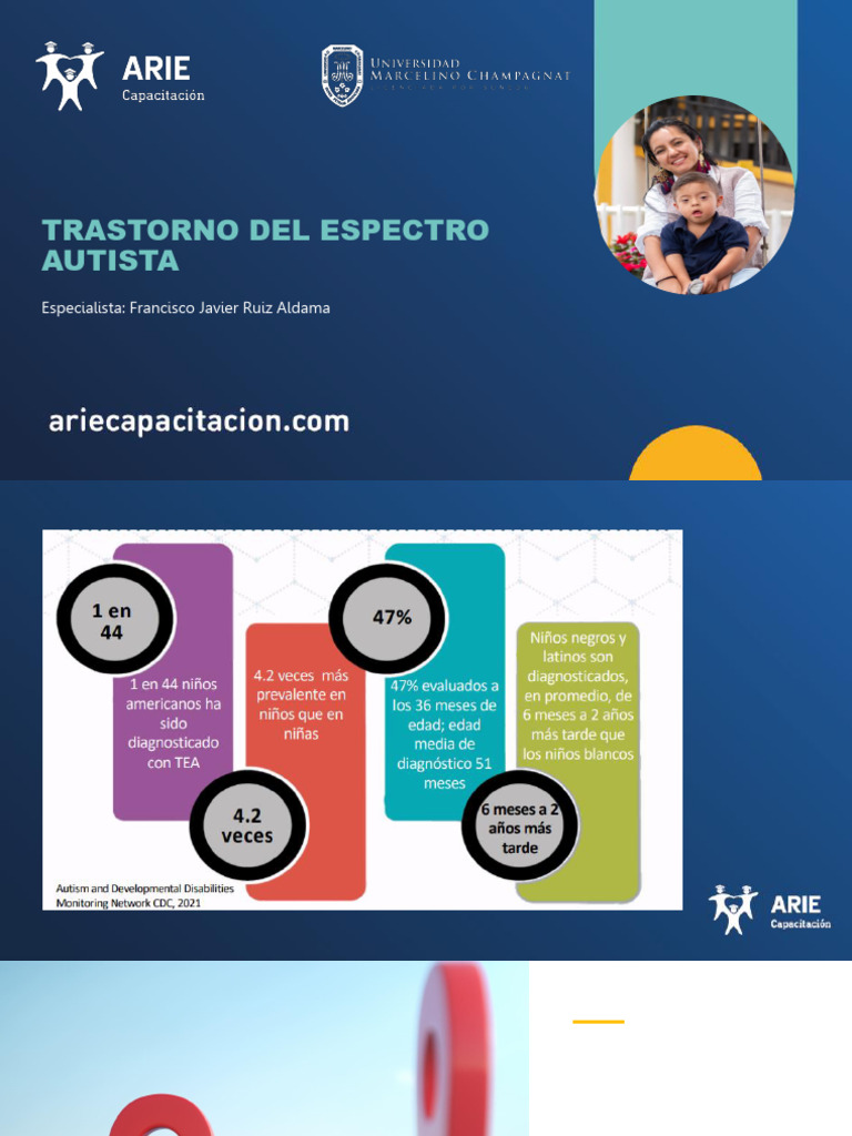 Tema Trastorno Del Especro Autista TEA | PDF | Espectro autista | Aprendizaje