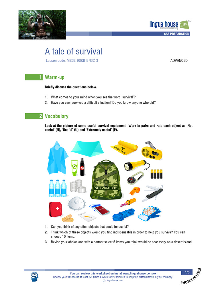 A Tale of Survival | PDF