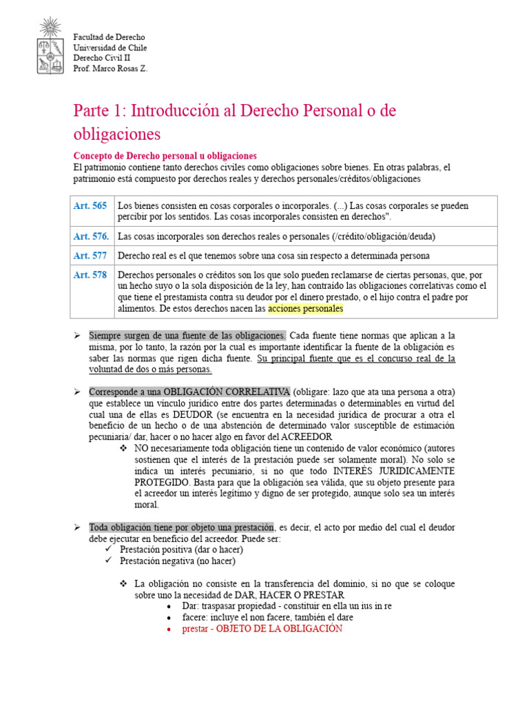 Parcial Derecho Civil II | PDF | Pagos | Daños y perjuicios