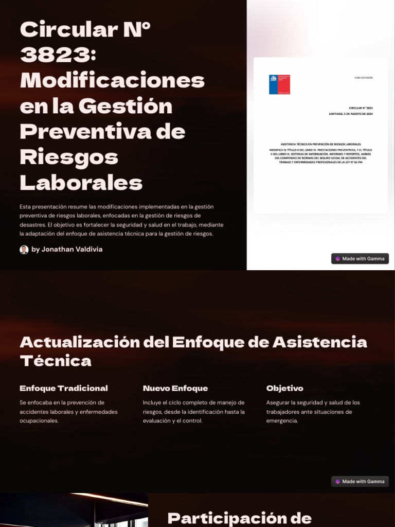 Modificaciones en Riesgos Laborales | PDF