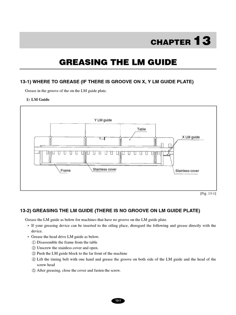 SWF 14 - Greasing The LM Guide (Eng) | PDF | Mechanical Engineering ...