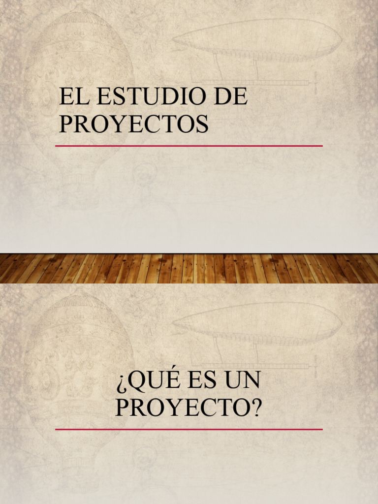 El Estudio de Proyectos | PDF | Presupuesto | Planificación