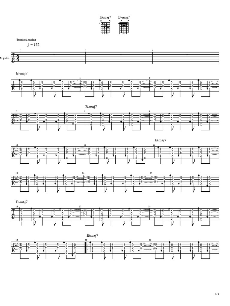 Girl in Red - (Tabs) | PDF | Harmony | Elements Of Music