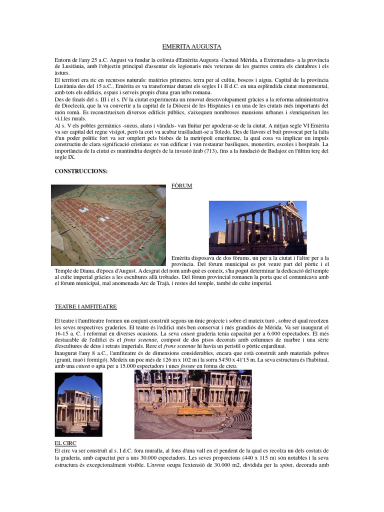 Emerita Augusta | PDF