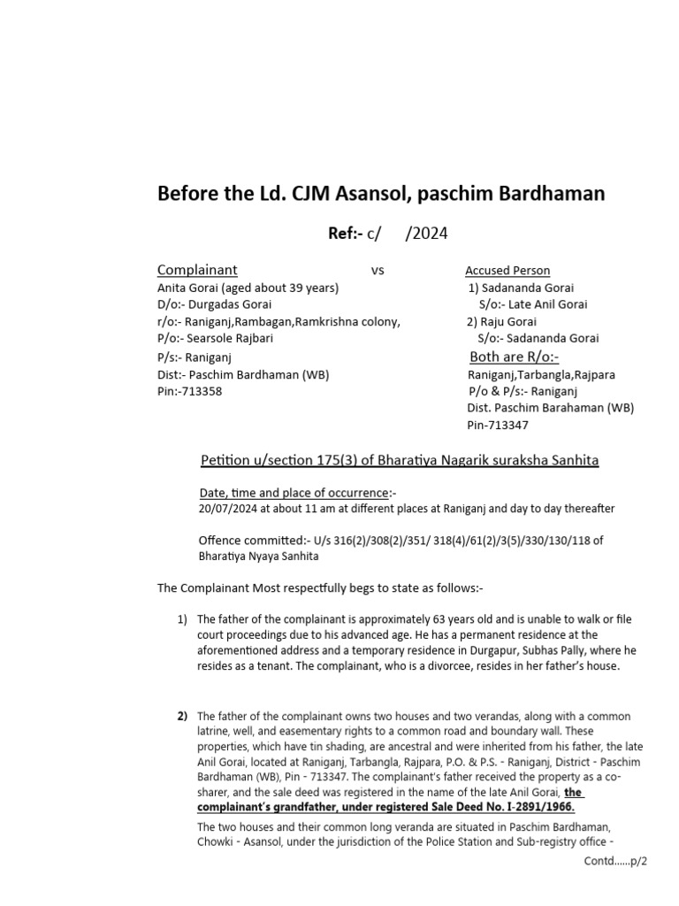 Case 120 | PDF | Affidavit | Common Law