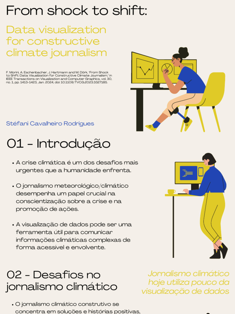 From Shock To Shift Data Visualization For Constructive Climate Journalism | PDF | Jornalismo