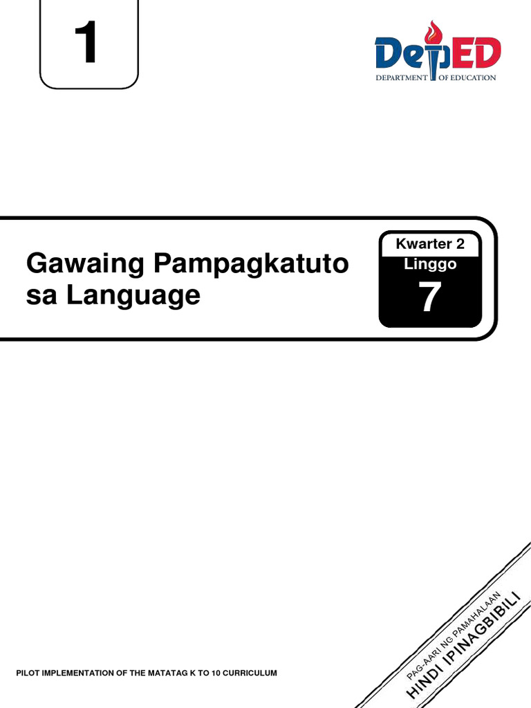 LAS Language Q2 Wk7 v2 | PDF